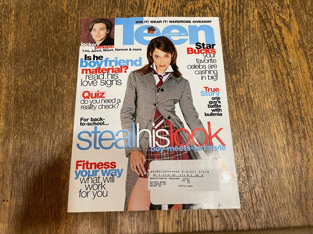 Teen Magazines For Girls From The 90 S With Hanson On The Cover