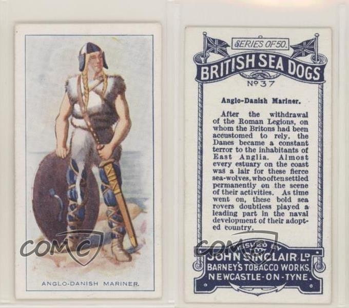 1926 Sinclair British Sea Dogs Tobacco Anglo-Danish Mariner #37 s5j | eBay