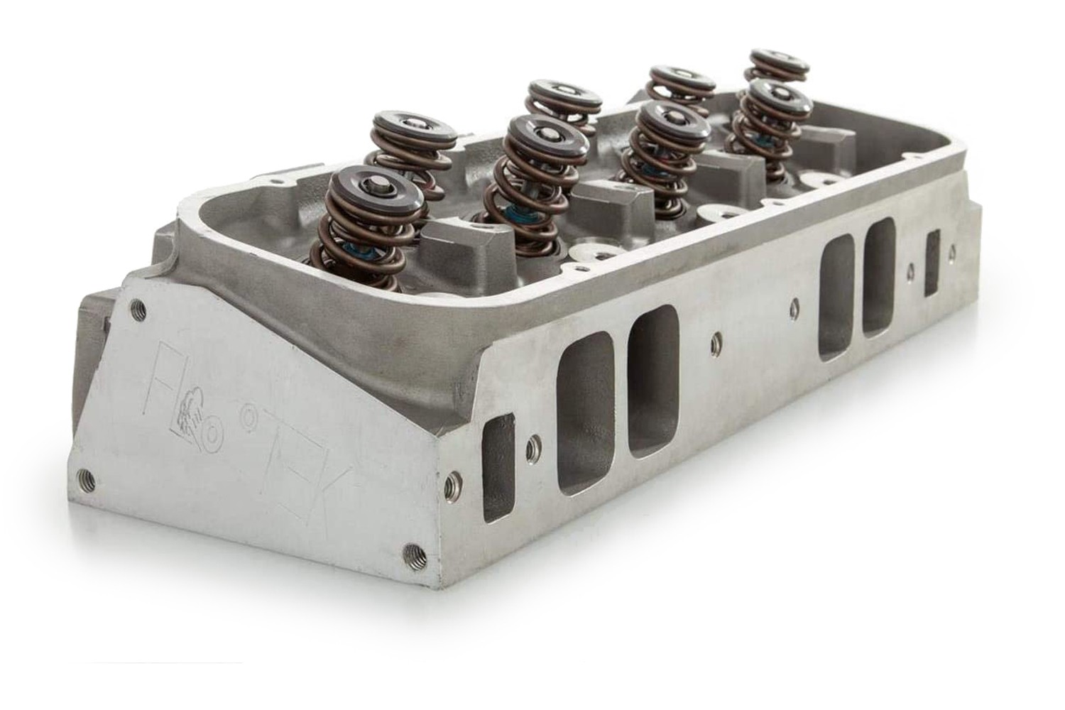 Flo-Tek 305-600, One Natural Aluminum Bbc 320Cc Alm Cylinder Head R/P ...