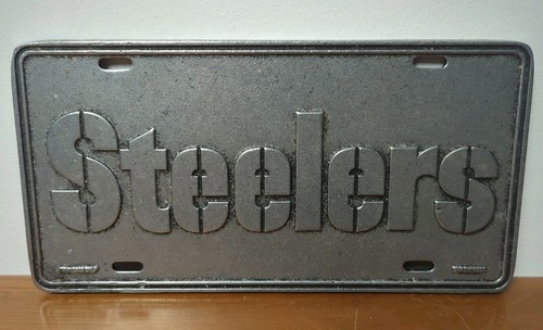 Vintage Pittsburgh Steelers NFL Car Vanity License Plate Embossed ...