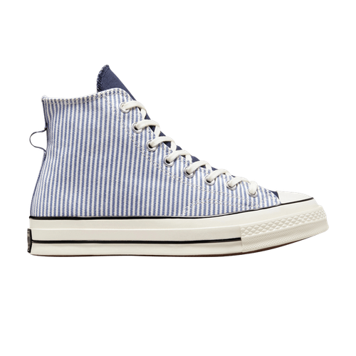 Size 10.5 - Converse Chuck 70 High Washed Indigo Hickory Stripes for ...
