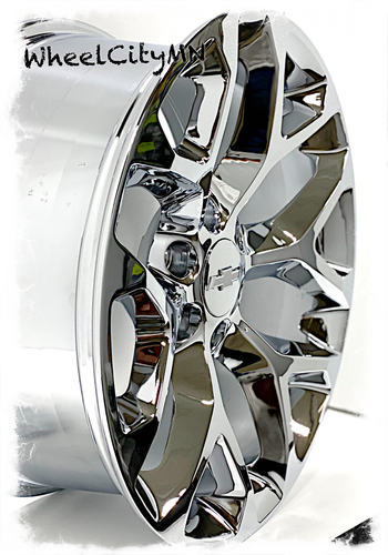 22 inch Snowflake chrome OE replica wheels fits Chevy Express Van 1500 ...