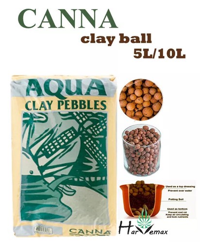 Canna Aqua Expanded Clay Pebble Hydroponics Grow Medium 5L 10L in Refill Bag | eBay