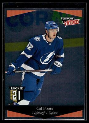 Cal Foote 2020 Upper Deck Ultimate Victory Rookie Card #UV-37 | eBay
