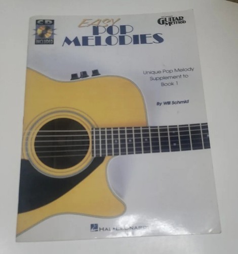 Easy Pop Melodies- Book 1 - Hal Leonard Guitar Method - CD Included | eBay