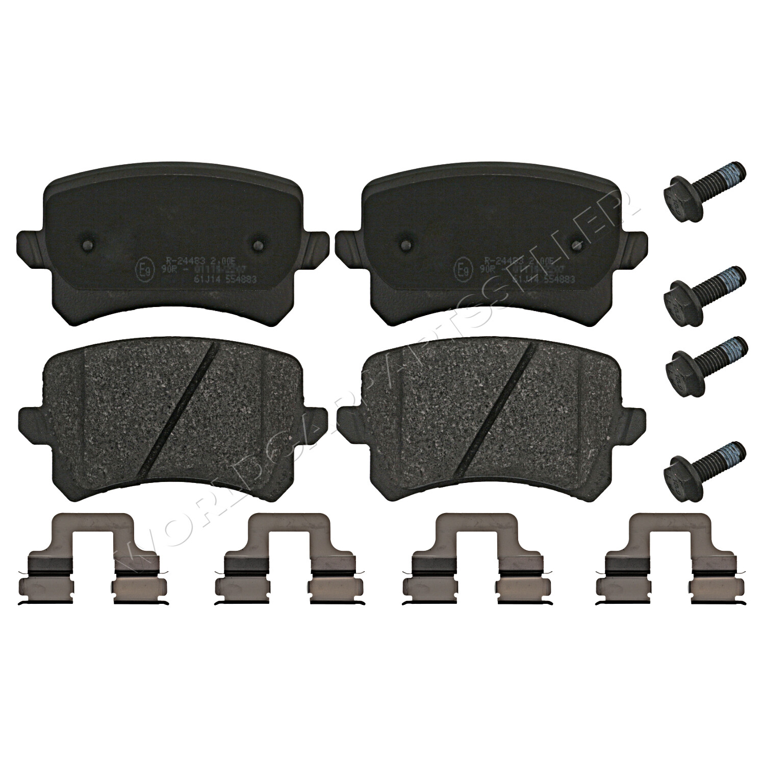 BLUE PRINT Rear Disc Brake Pad Set For AUDI A6 SEAT Alhambra VW 04-19 ...