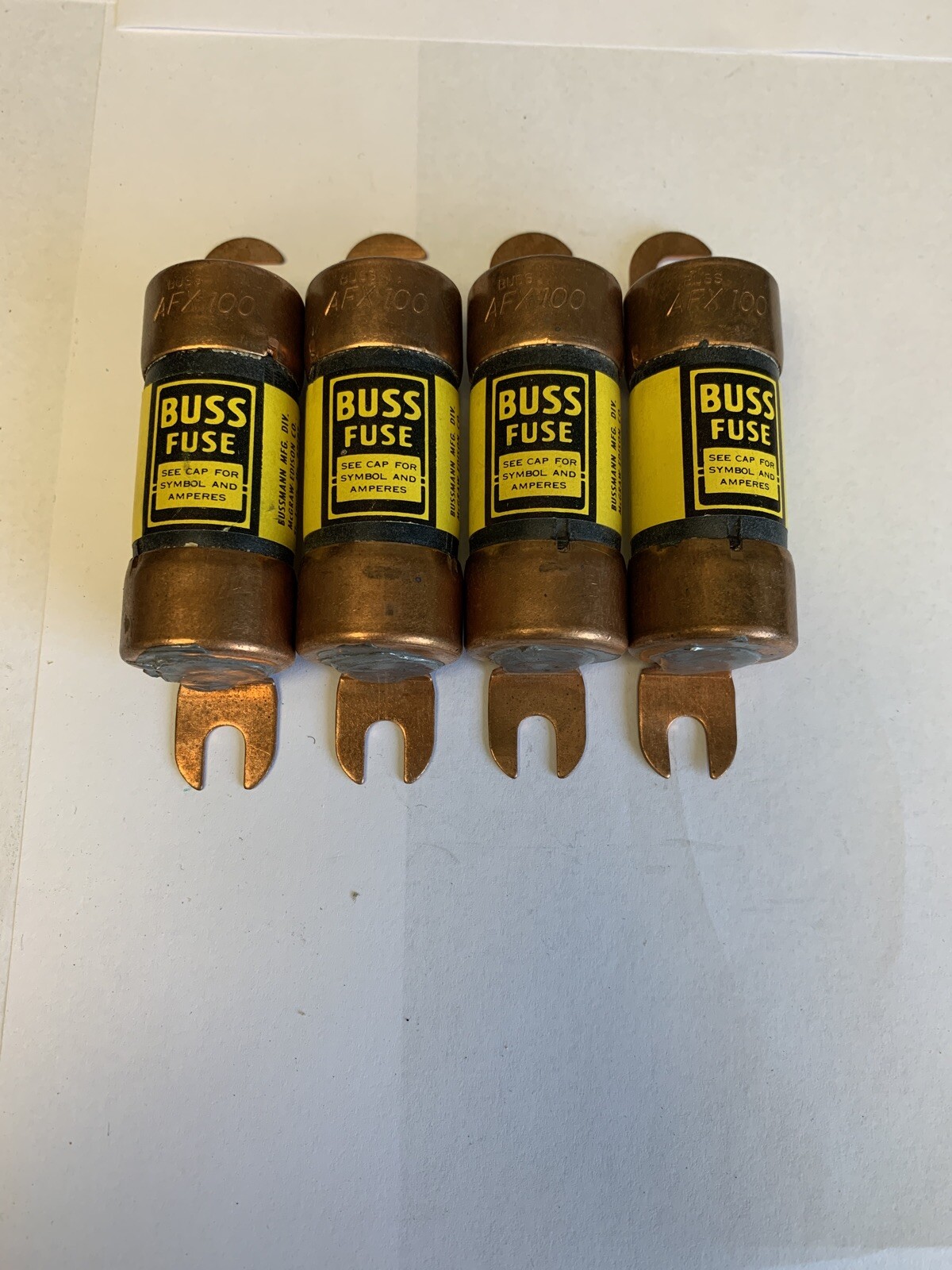 Bussmann AFX100 100A (Voltage not Specified) Fuse "Lot of 4" | eBay