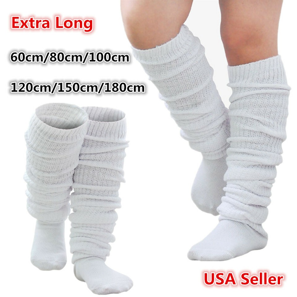 Loose Slouchy Socks Japanese Girl's Lady Socks Leg Stockings Extra Long ...