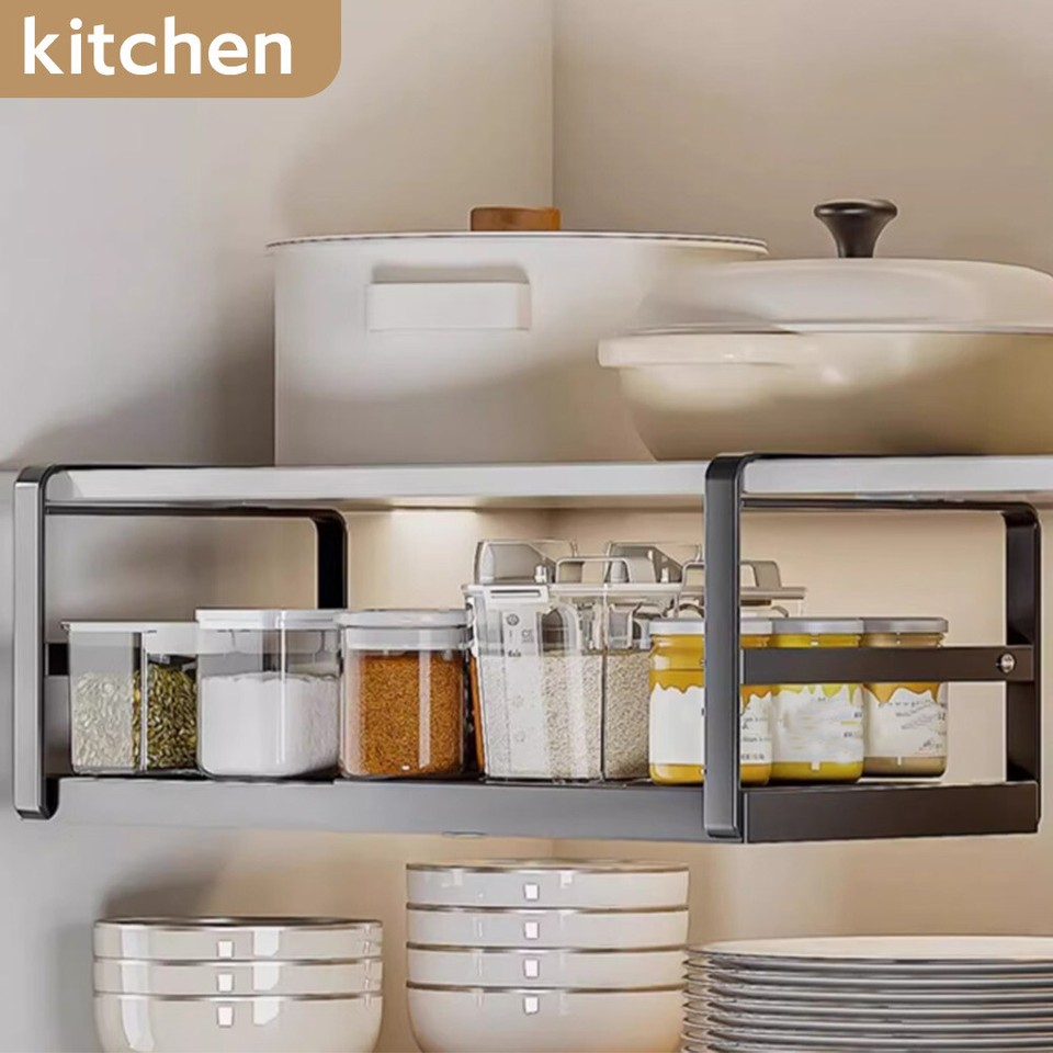Hanging Under Cabinet Organizer Steel Under Shelf Basket Storage Rack ...