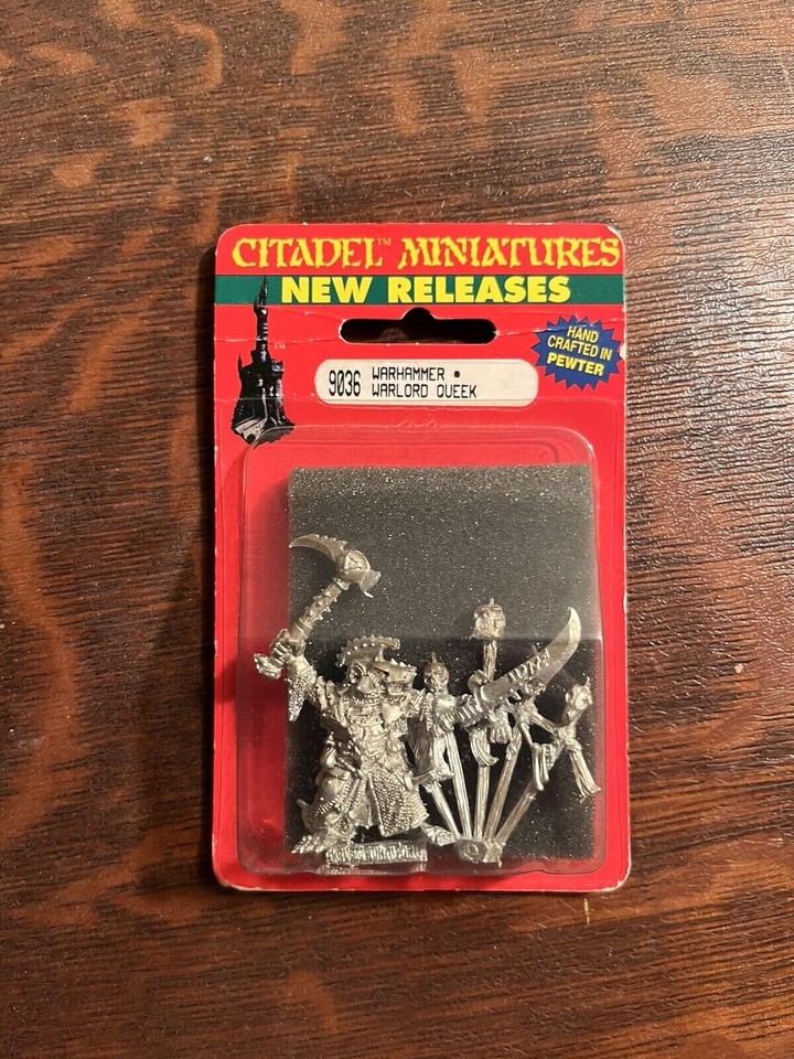 Metal Queek Headtaker Skaven Clawlord Warlord Warhammer Fantasy Old ...