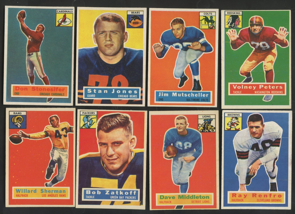 1956 Topps Football Complete Hi-Grade Set Near Mint | eBay