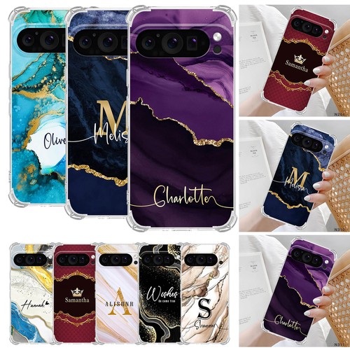 Luxury Slim For Google Pixel 10 Pro XL 9 Pro 8A 7 6 Personalised Name ...