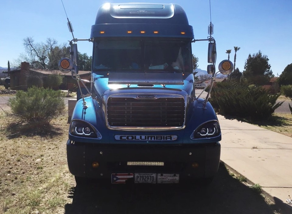 5pc Amber LED Raised Cab Roof Lights For Freightliner XL Century ...