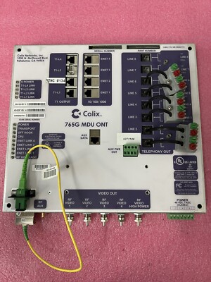 Calix 765G MDU ONT 100-01200 | eBay
