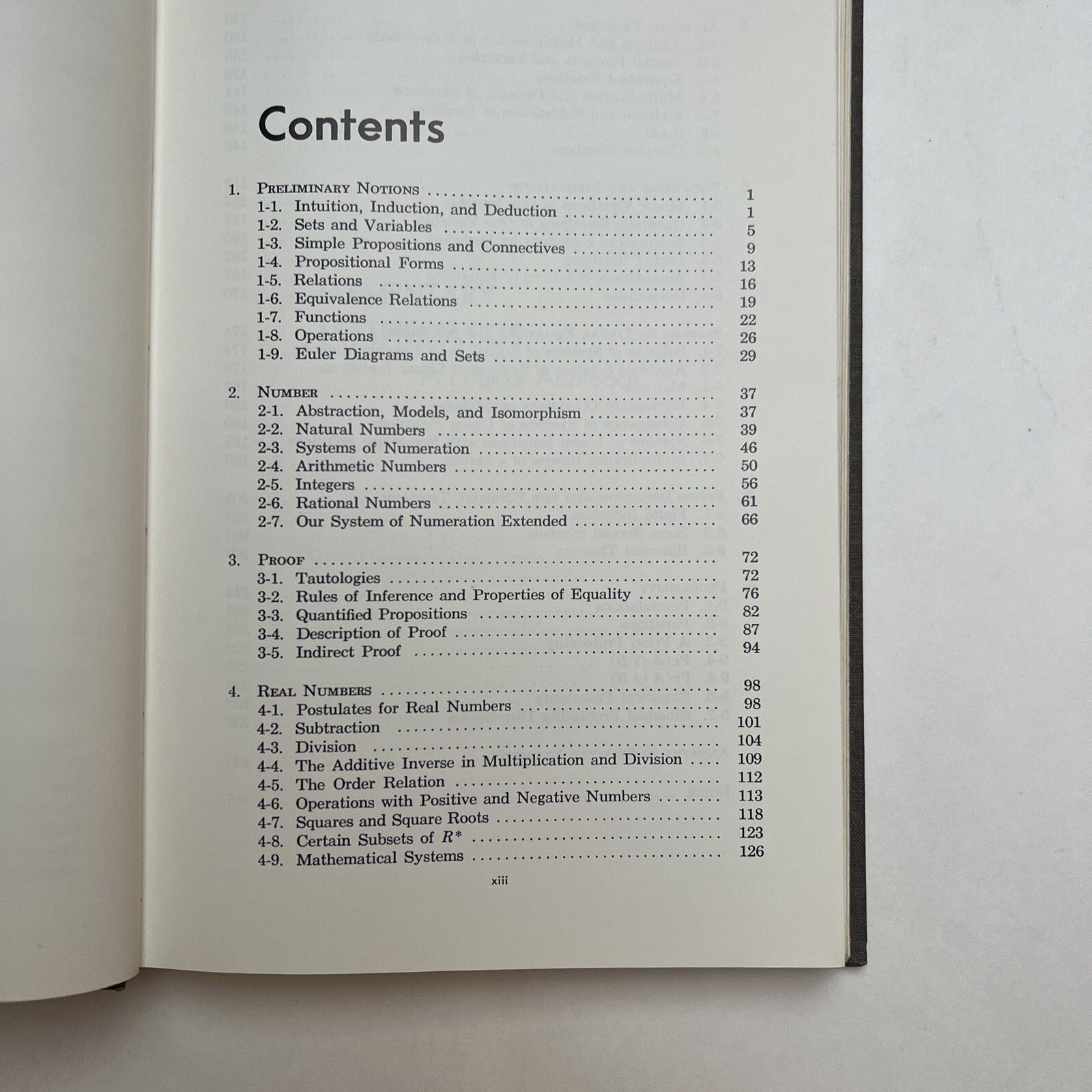 Elementary Mathematics A Logical Approach Paul Sanders 1964 Textbooks ...