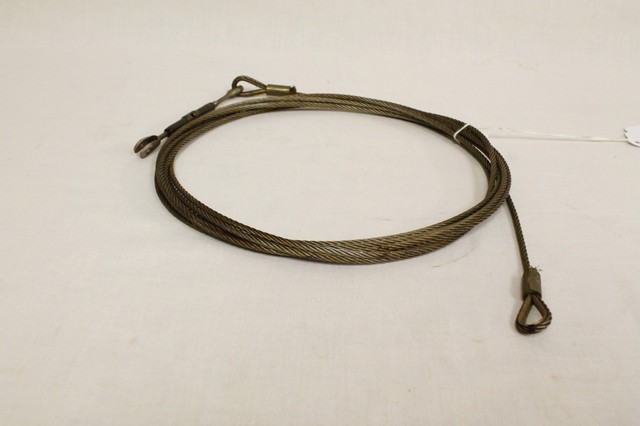 (4736) Braided 11/64" Stainless Steel Aircraft Cable w/ Turnbuckles ...