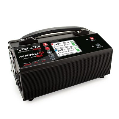 Venom Commercial Series Pro Power HD 2S-6S 600WX2 LiPo/LiHV Charger | eBay