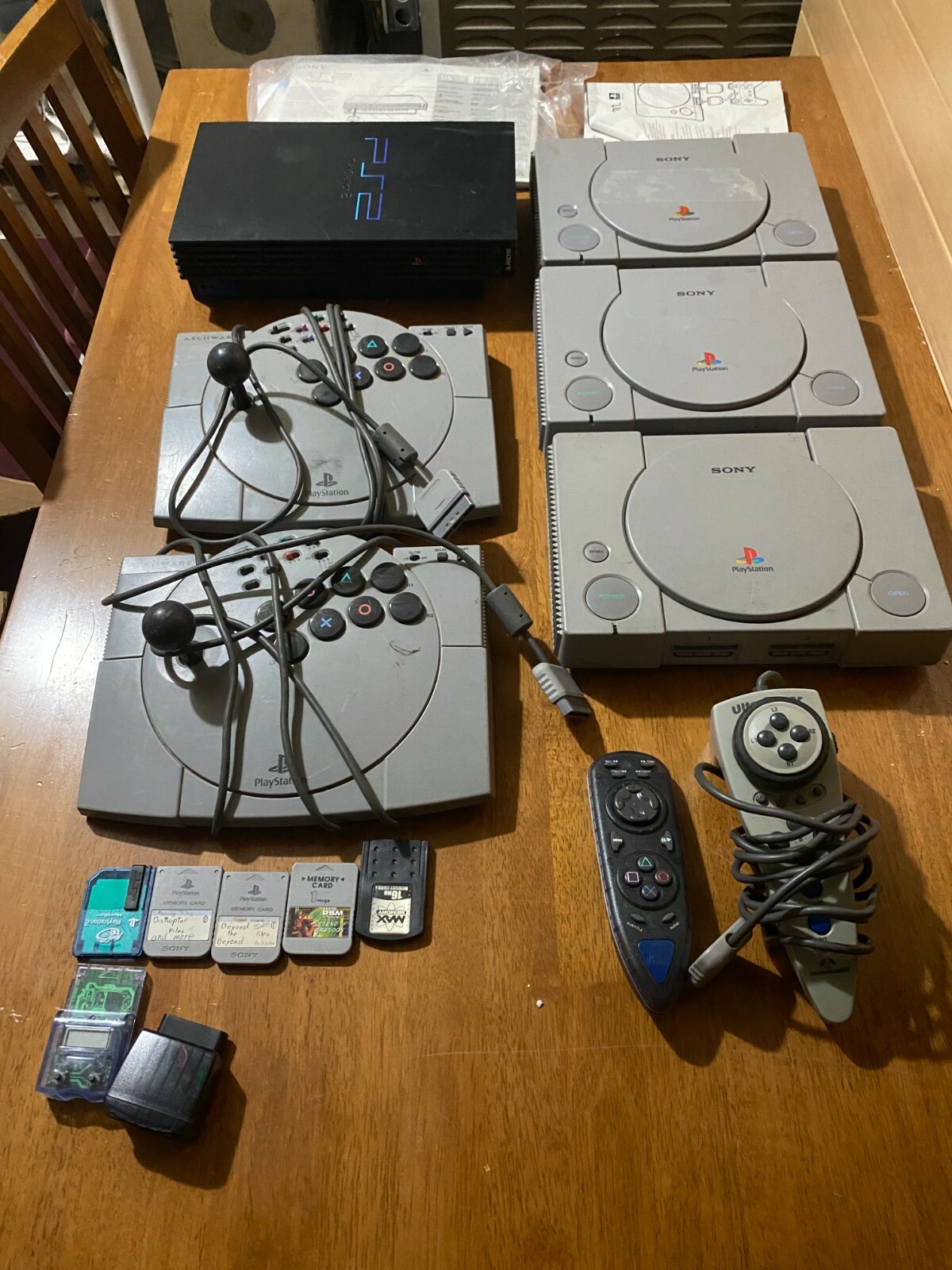 Ultimate Collectors Gaming Console Lot (3 PS1, 1PS2, 1 Game cube) | eBay