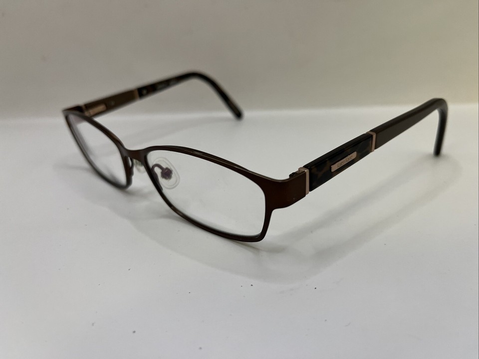 Karen Kane Eyeglasses Wood Rose Mocha Designer Frames Only Brown 53-16 ...