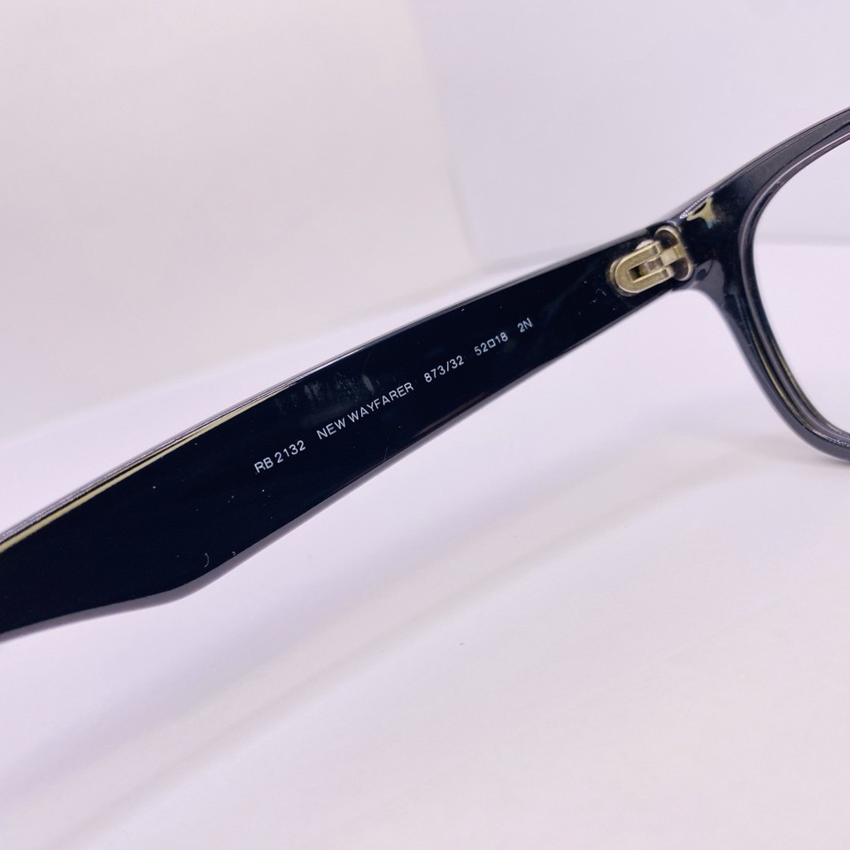 Ray-Ban Eyeglasses Black Frames RB 2132 New Wayfarer 873/32 52 [] 18 ...