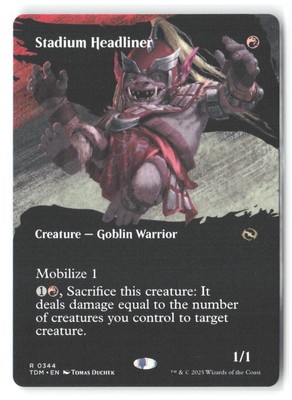 Tarkir: Dragonstorm #344 Stadium Headliner (Borderless) | eBay