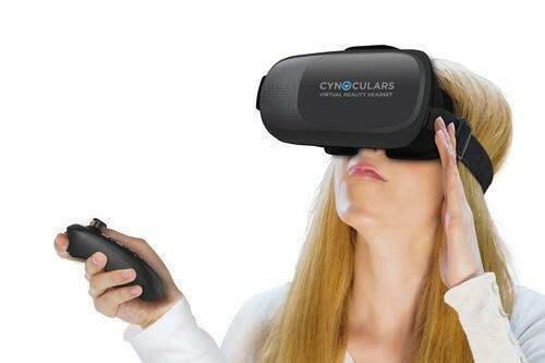 Cynoculars 3D Movie Virtual Reality Headset Wireless Gaming Remote As ...