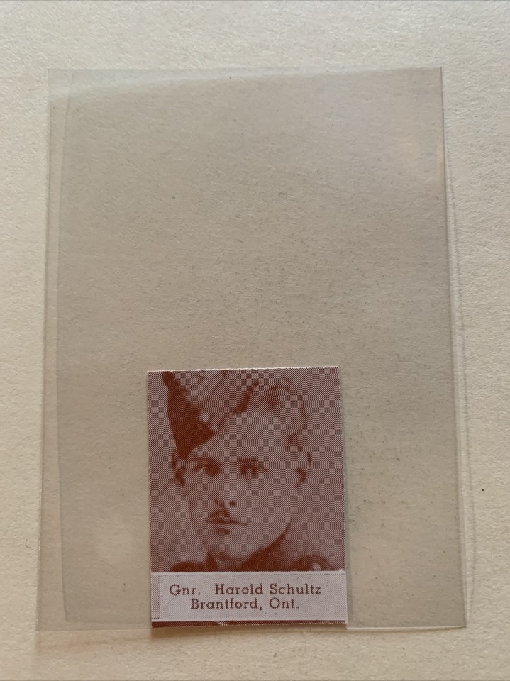 Bruce LP Pollock St Thomas & Harold Schultz Brantford 1945 WW2 Hero ...