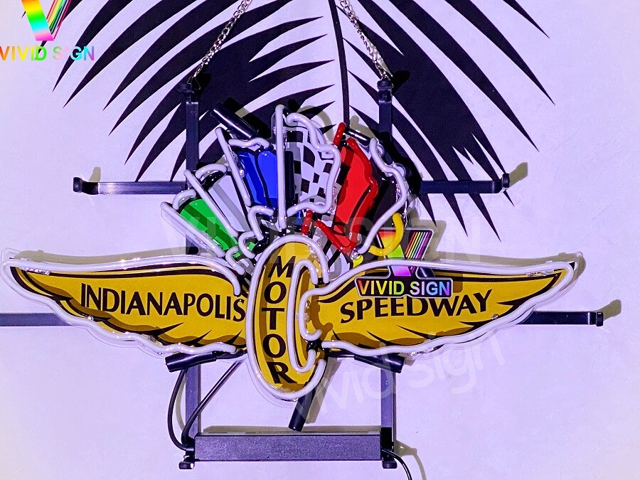 Indianapolis Motor Speedway 20"x12" Neon Light Sign HD Vivid With ...