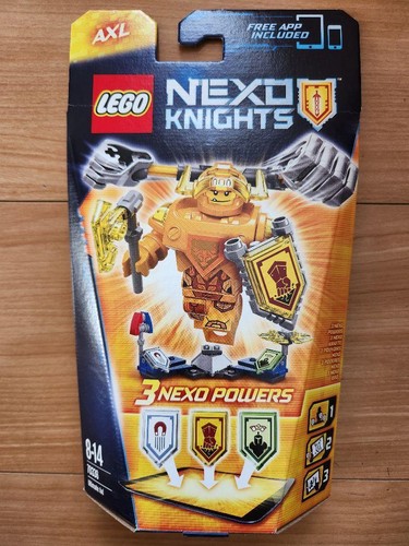 LEGO 70336 Nex Knights Shield Set Axel Yellow Knight Castle | eBay