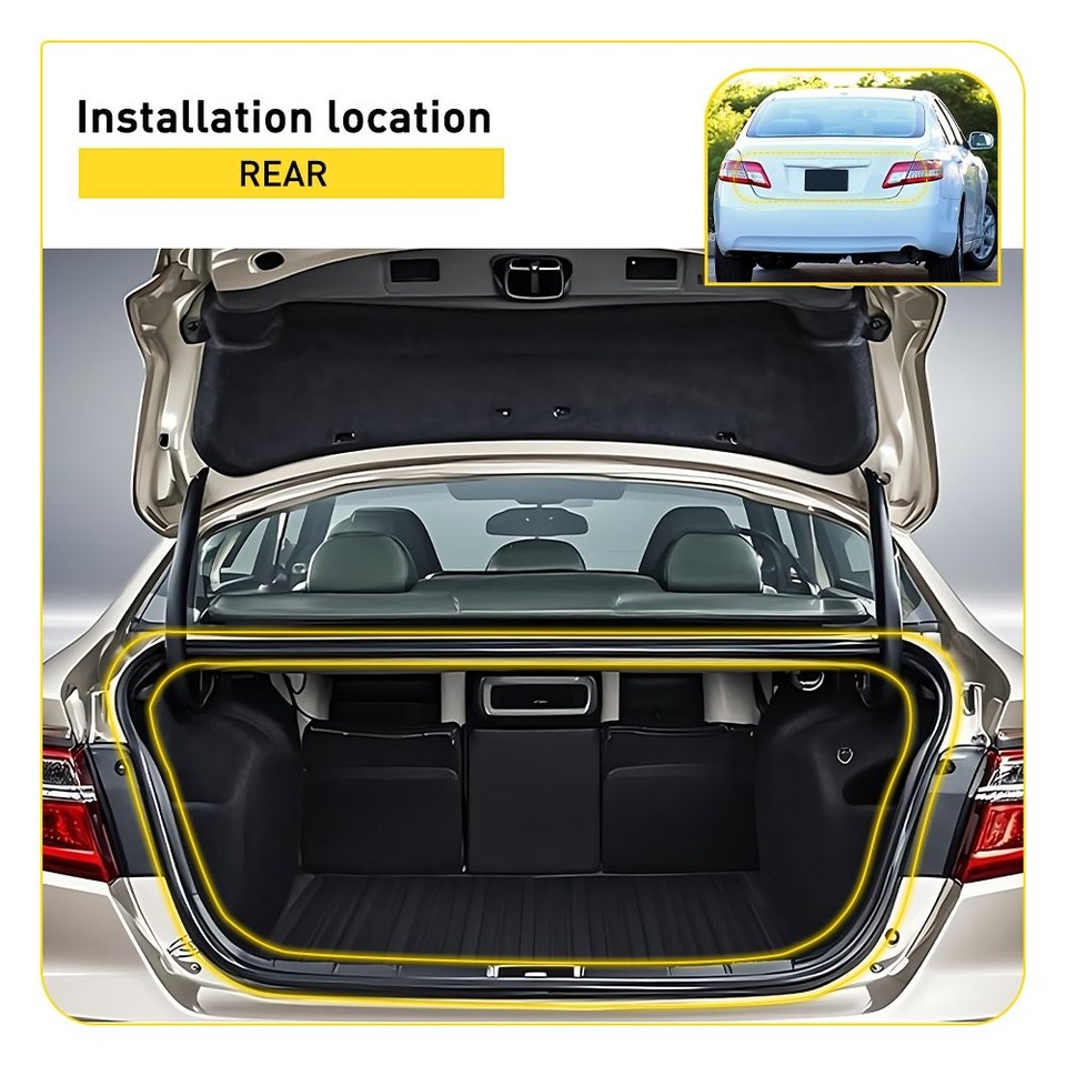 Rear Trunk Lid Weatherstrip Rubber Gasket Seal For Toyota Camry 2007 ...