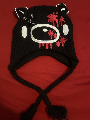 Y2K Emo Scene Gloomy Bear Hot Topic beanie hat | eBay