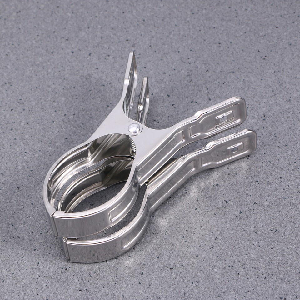 2 PC Beach Chair Clamps Clothes Clamps Beach Towel Holders Clothes Pegs ...