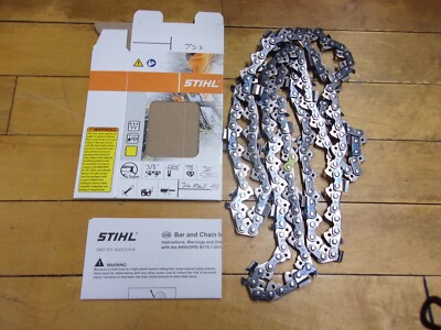 Stihl OEM 30" Full Chisel "Skip Tooth" Chain 3/8" .063" 98 DL 36RSLF # ...