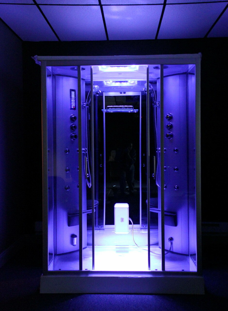 EMPIRESHOWER ER55-36SB-HD 2 PERSON STEAM SHOWER 55" x 35.5" x 85" | eBay