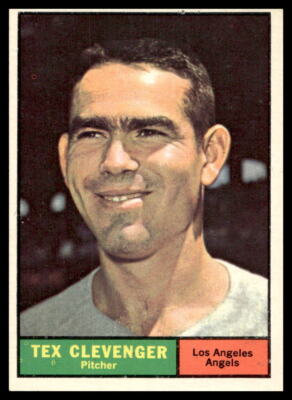 1961 Topps #291 Tex Clevenger Los Angeles Angels NR-MINT | eBay