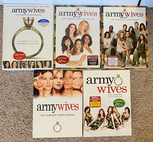 DVDs - NEW/Sealed - Army Wives - Seasons 1, 2, 3, 4, 5 - Lifetime/ABC ...