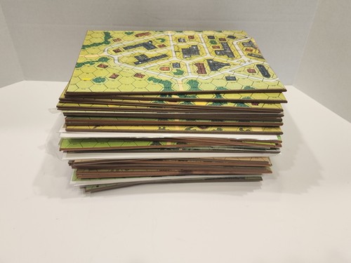 Advanced Squad Leader ASL Maps Lot of 38 Unplayed Folding and Mounted ...