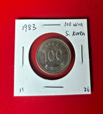 1983 100 WON SOUTH KOREA COIN - NICE WORLD COIN !!! | eBay