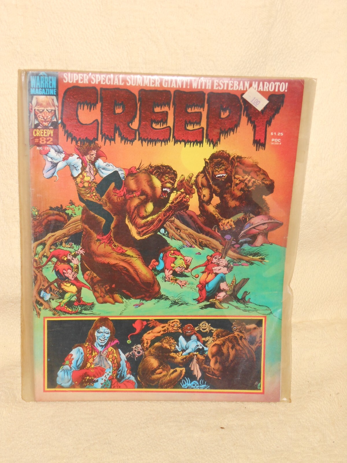 CREEPY WARREN COMIC ISSUE 82 SUMMER GIANT WITH ESTEBAN MAROTO | eBay