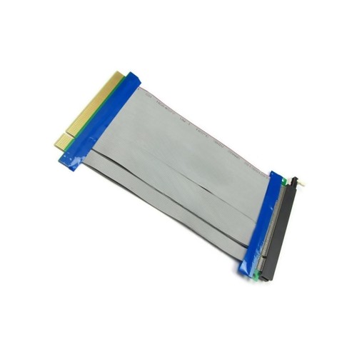 Male To Female PCI-E x16 Powered Flexible Riser Cable Extension Card ...