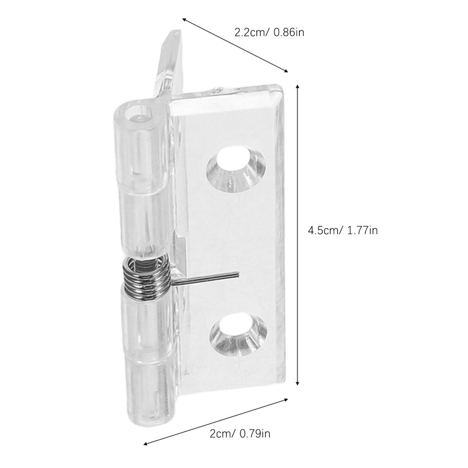 2 Pcs Soft Closing Door Hinges Bookcase Hidden Kit Automatically | eBay ...