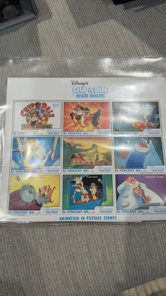 Walt Disney Mint Stamp Collection Different Large Colorful Topical ...