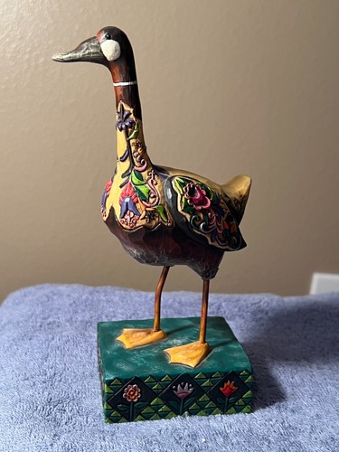 Jim Shore Figurine Lady of the Lake goose on base CH2136 | eBay