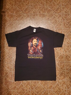 Tom Savini T-shirt special effects makeup program - Large | eBay