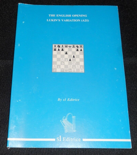 Chess Book: "The English Opening Lukin's Variation (A21)" By Sl ...