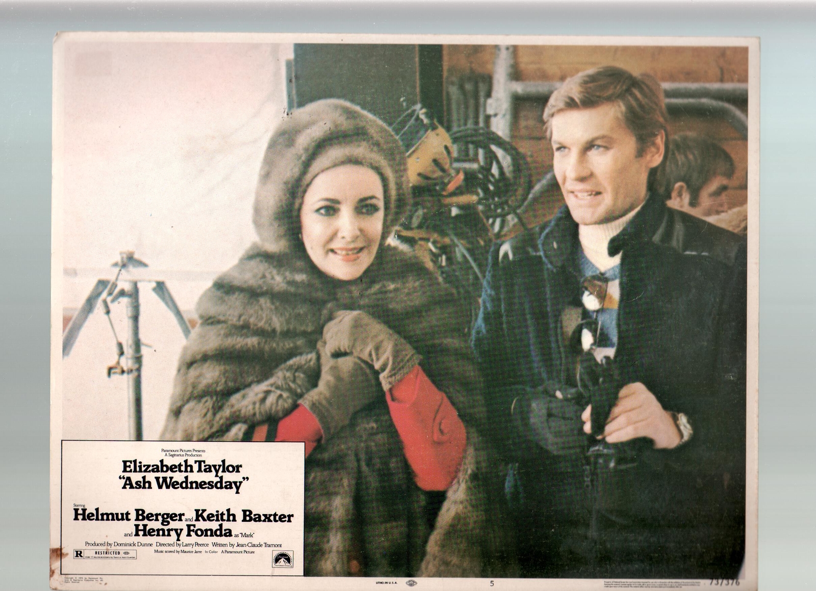 Lobby Card: Ash Wednesday-Elizabeth Taylor-Helmut Berger-11x14-Lobby ...