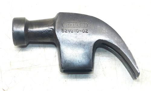 Vintage Stanley 52½, 10 oz Bell Faced Adze Eye Drop Claw Hammer Head ...