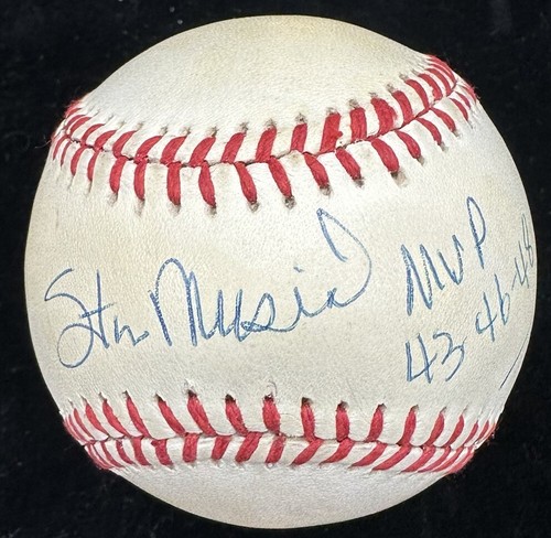 Stan Musial MVP 43, 46, 48 Signed Baseball JSA | eBay