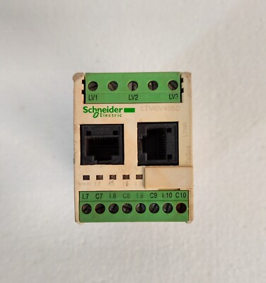 SCHNEIDER LTMEV40BD MOTOR MANAGEMENT CONTROLLER EXPANSION MODULE | eBay