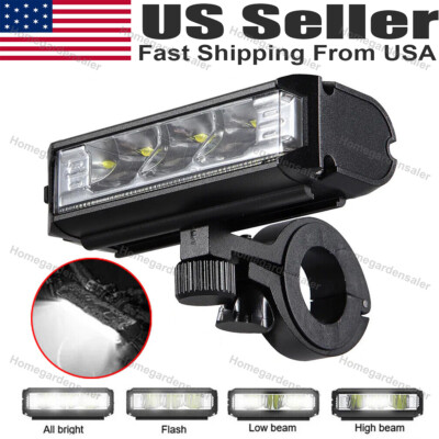 Rechargeable Bike Bicycle Light LED Bike Lamp Outdoor Torch Front ...